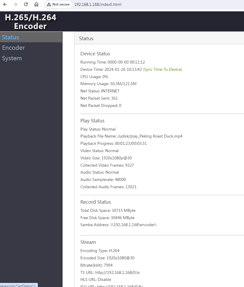 MP10U H.265 UVC HDMI Media Player - IP Video Decoder / Transcoder ...